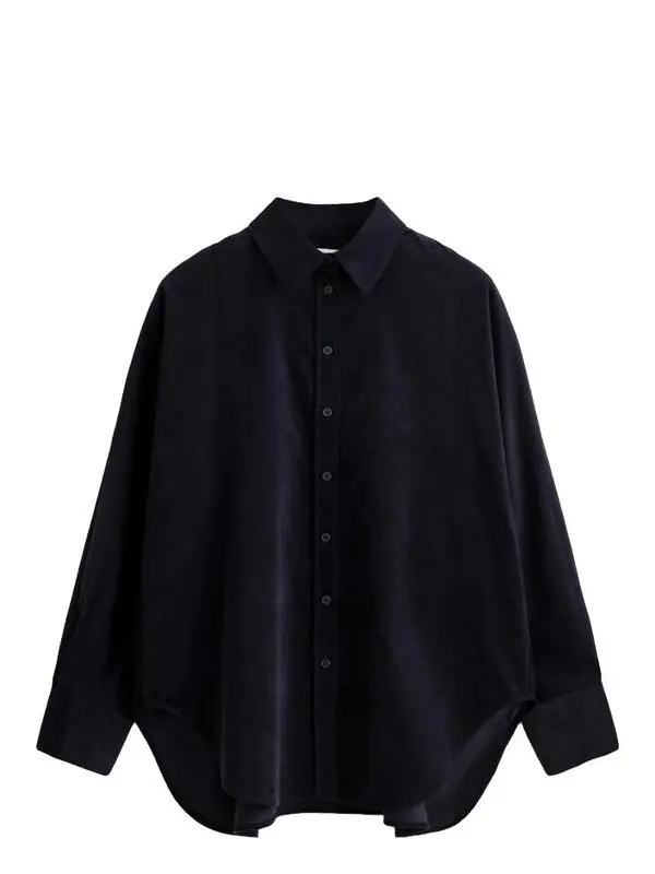 Cos Corduroy Shirt - Navy
