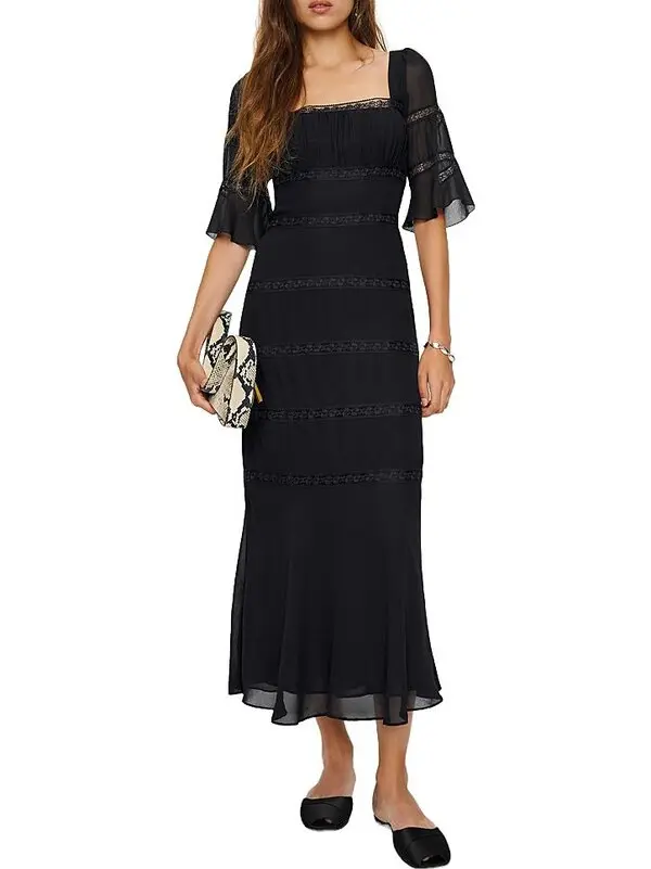 REFORMATION Laverna Dress - Black