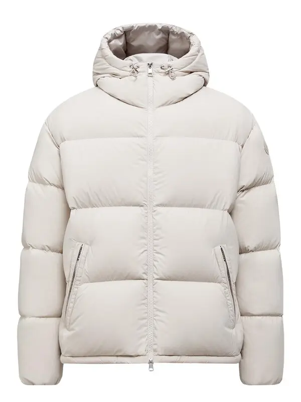 Moncler Meriera Hooded Down Jacket - Grey