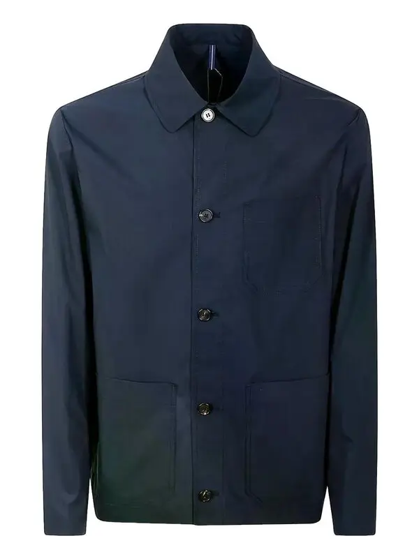Montedoro Button-fastening Patch-pocket Jacket - Blue