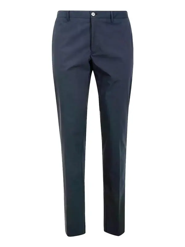 Incotex Tailored Cotton Trousers - Blue