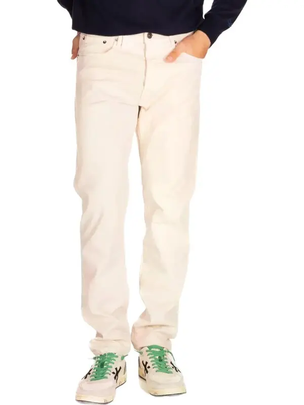 CYCLE Straight-leg Cotton Jeans - Neutrals