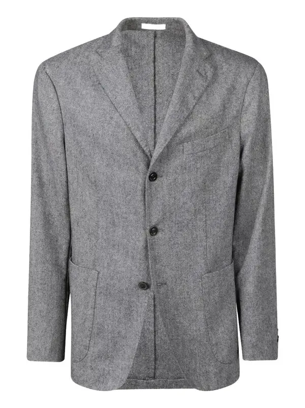 Boglioli Three-button Patch-pocket Jacket - Grey