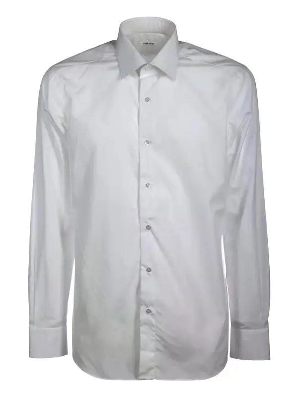 FRAY Cotton Shirt - White