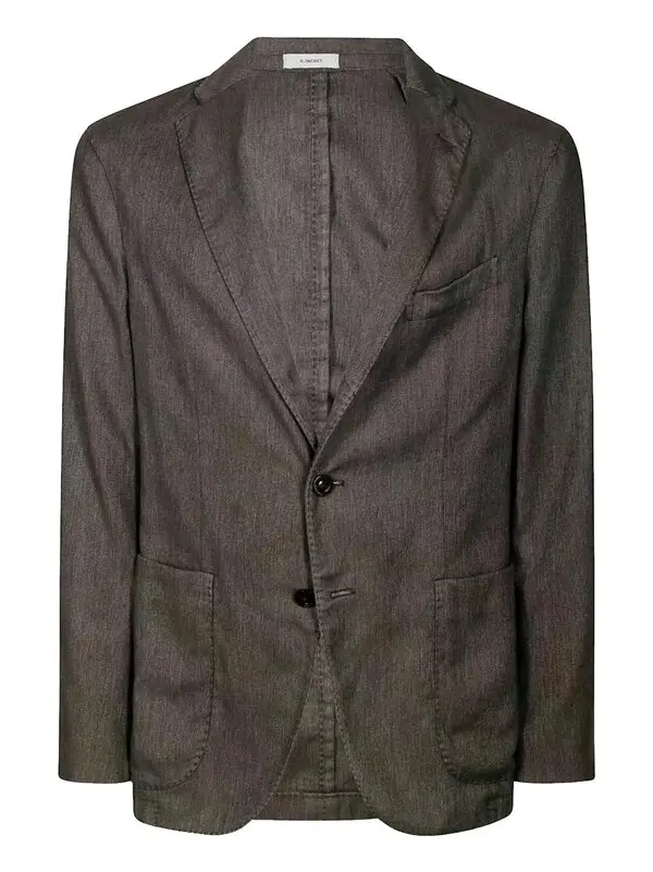 Boglioli Buttoned Jacket - Brown