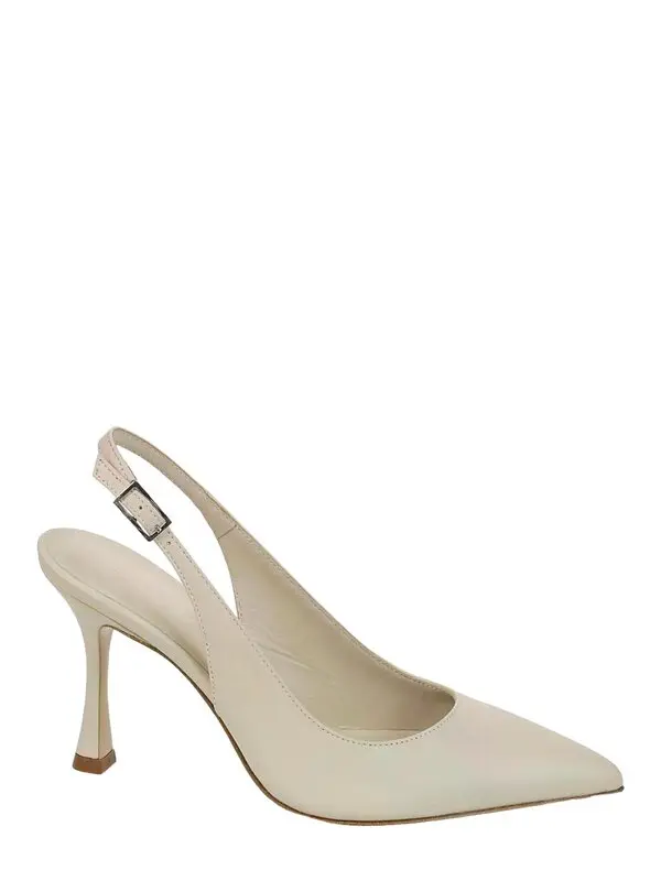 SERGIO LEVANTESI 35mm Daria Slingback Pumps - Neutrals