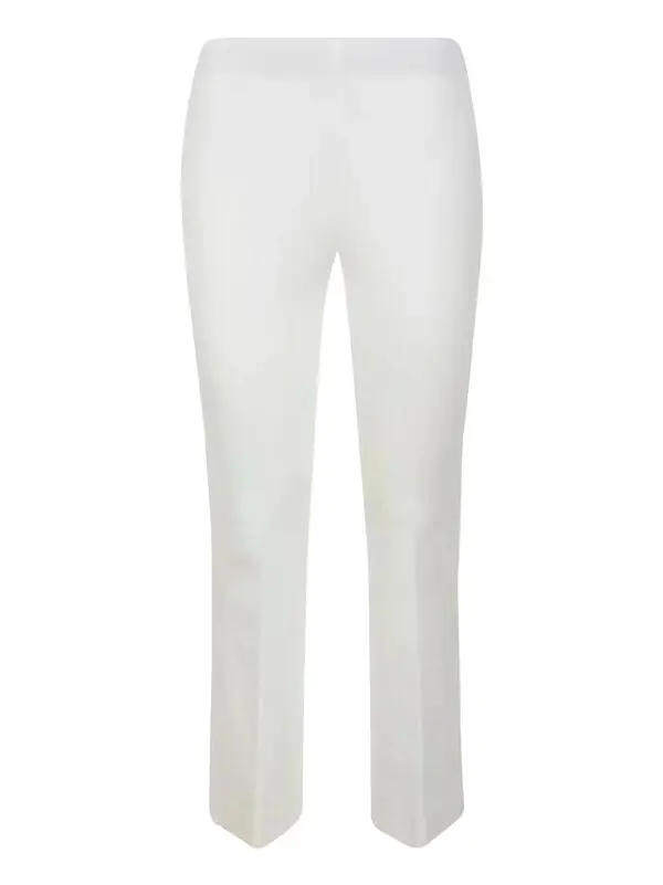 Liviana Conti Straight-leg Cropped Trousers - White