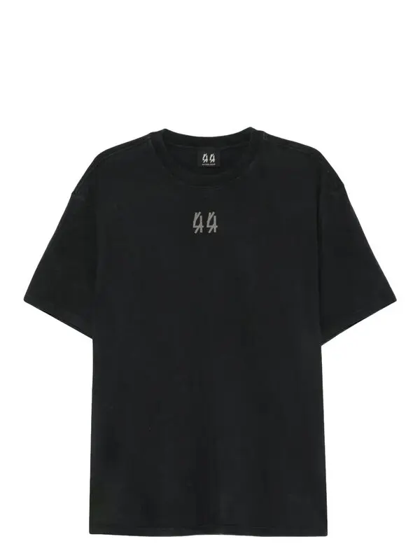 44 LABEL GROUP Logo-print T-shirt - Black