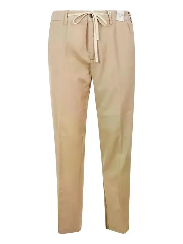 MYTHS Wool Straight-leg Trousers - Neutrals
