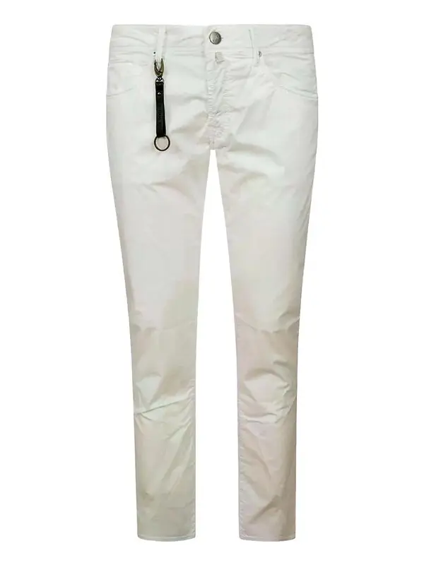 Incotex Button-closure Five-pocket Jeans - White