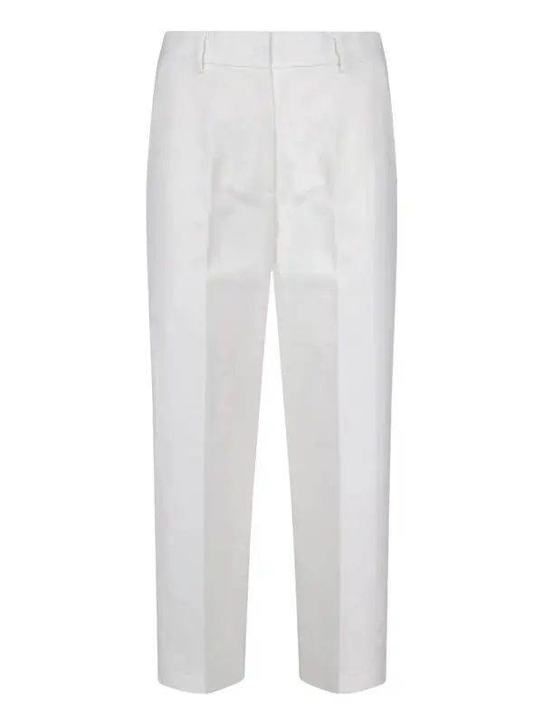 Liviana Conti Elasticated-waistband Trousers - White