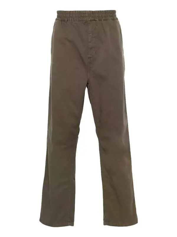 Carhartt Work In Progress Elastic-waist Cotton Pants - Green