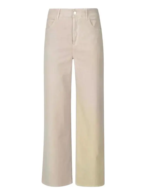 Incotex Five-pocket Wide-leg Trousers - Neutrals