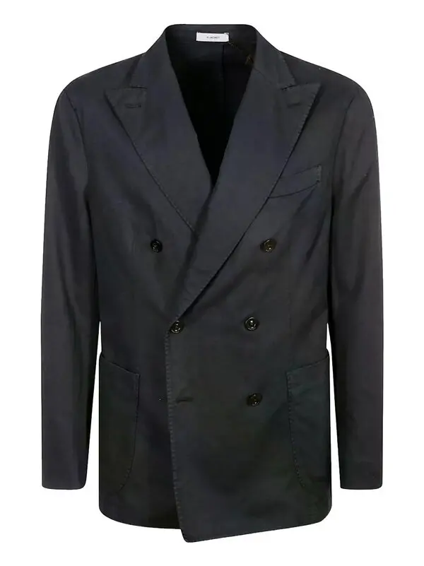 Boglioli Double-breasted Suit - Blue