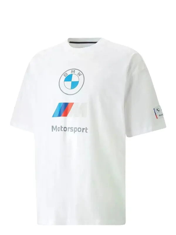 PUMA X Bmw Motorsport Logo-print T-shirt - White