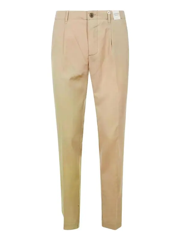 MYTHS Wool Tapered Trousers - Neutrals