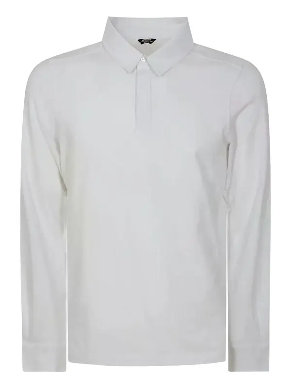 K-WAY Tibere Long-sleeve Polo Shirt - White
