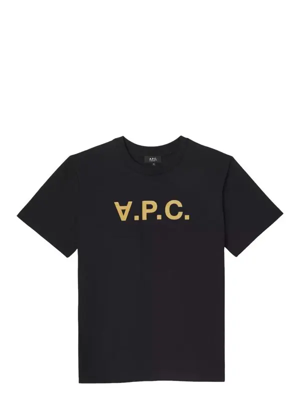 A.p.c. Logo-print T-shirt - Black