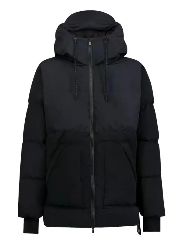 AFTER/LABEL Hooded Down Jacket - Black