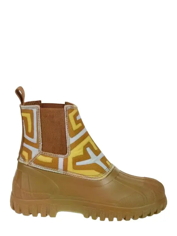 Diemme Abstract-pattern Chelsea Boots - Brown