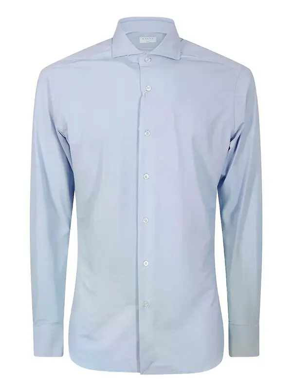 XACUS Long-sleeve Button-fastening Shirt - Blue