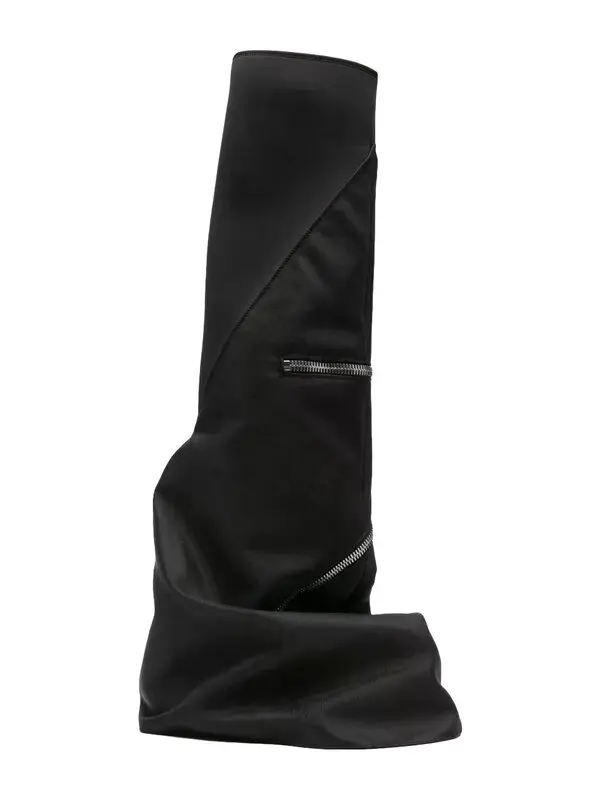 Rick Owens Boots With Zip Detail - Black