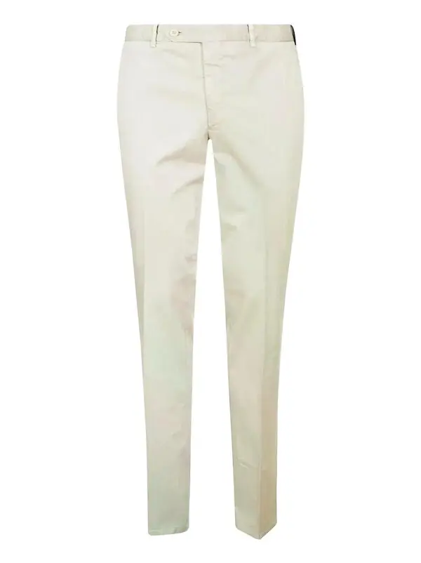 ROTA Button-fly Cotton Trousers - Neutrals
