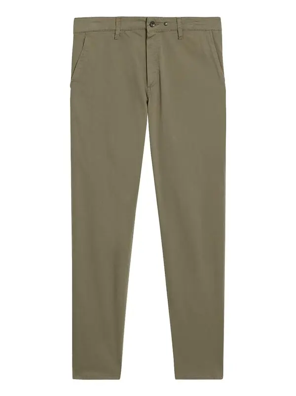 Rag & Bone Standard Cottonblend Twill Chinos - Army Green