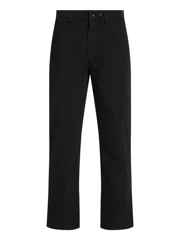 Rag & Bone Standard Cottonblend Twill Chinos - Black