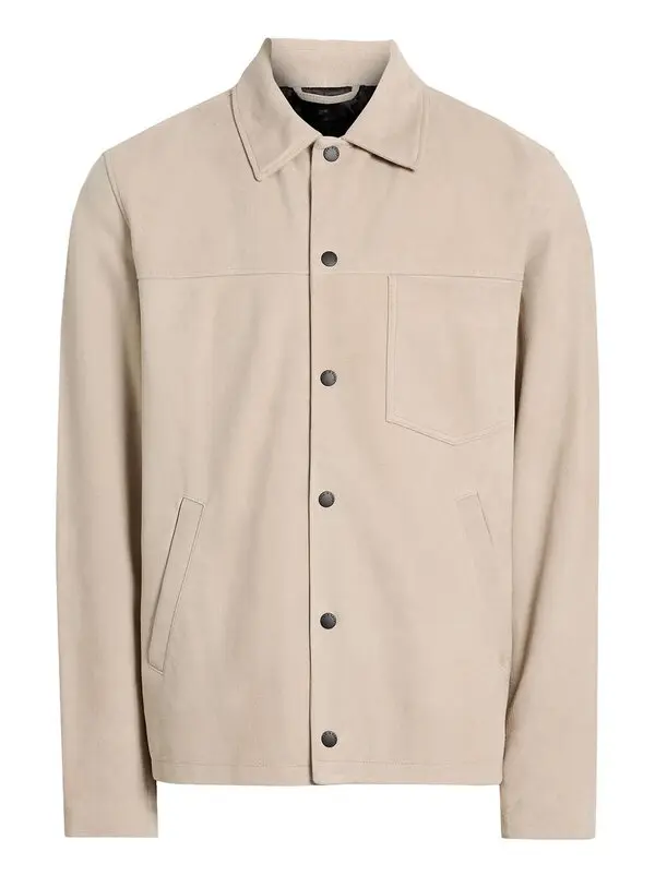 Rag & Bone Melrose Suede Jacket - Beige