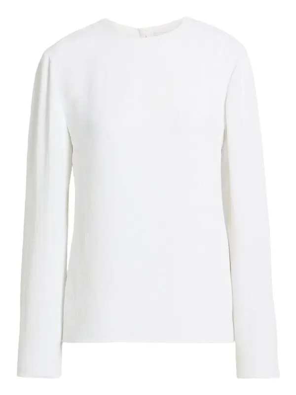 Tibi Crepe Top - White