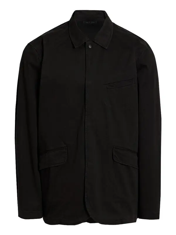 Rag & Bone Sterling Cotton-blend Jacket - Black