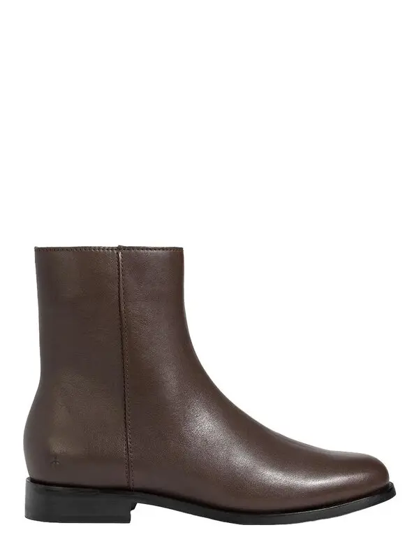 Rag & Bone Enzo Leather Boots - Dark Brown