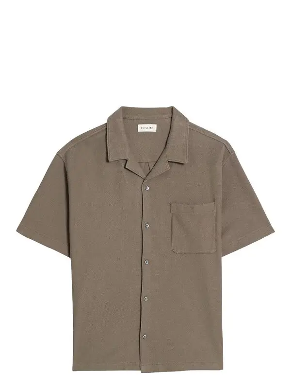 FRAME Cottonpiqué Shirt - Taupe