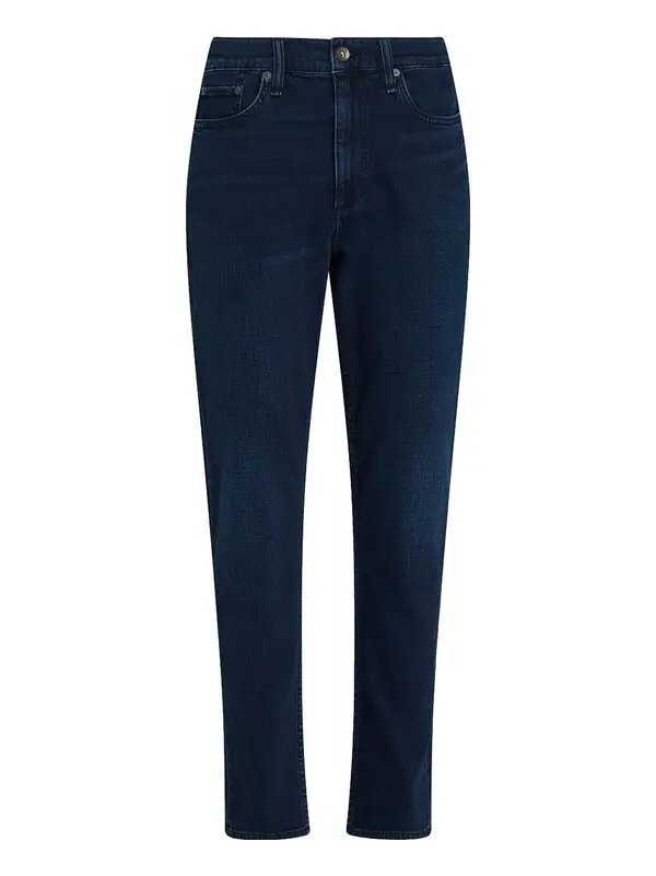 Rag & Bone Whiskered Denim Jeans - Dark Denim