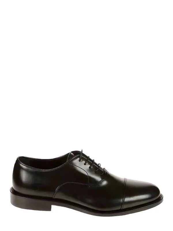 CORVARI Leather Oxford Shoes - Black