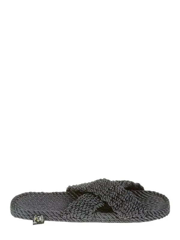 NOMADIC STATE OF MIND Braided Flat Sandals - Blue
