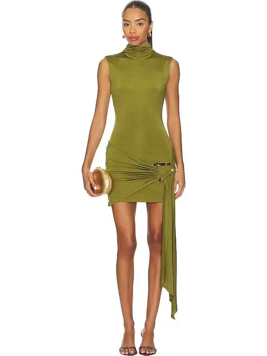 LOVERS AND FRIENDS Darcy Mini Dress - Olive Green