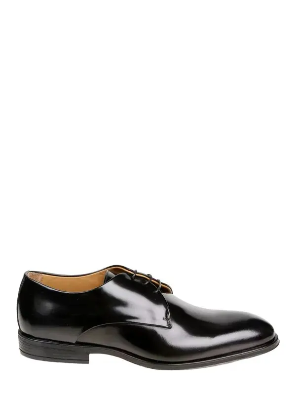 CORVARI Leather Derby Shoes - Black