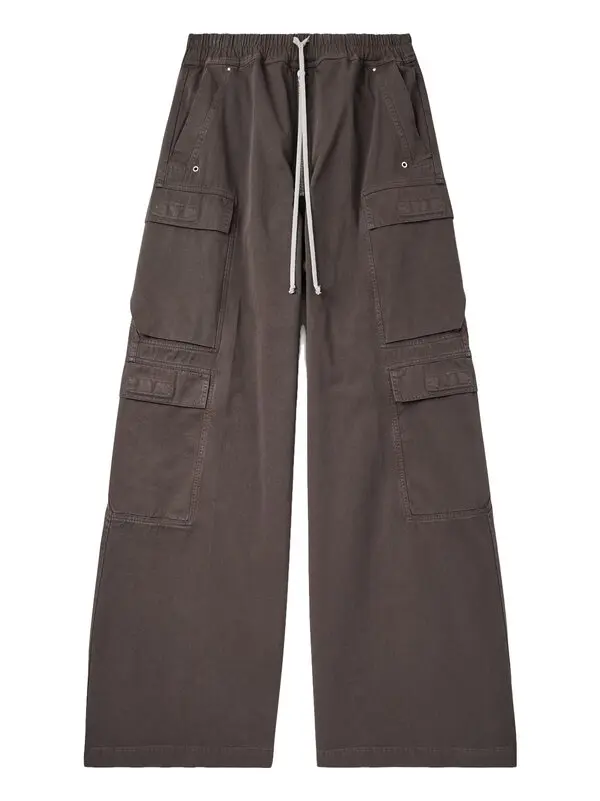 Rick Owens Wide-leg Cargo Trousers - Brown
