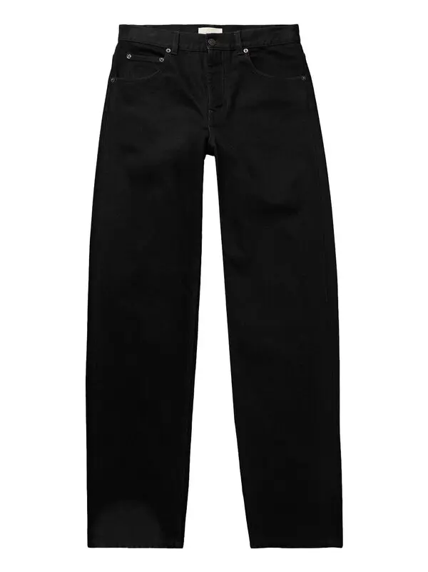 THE ROW Vasil Straight-leg Jeans - Black