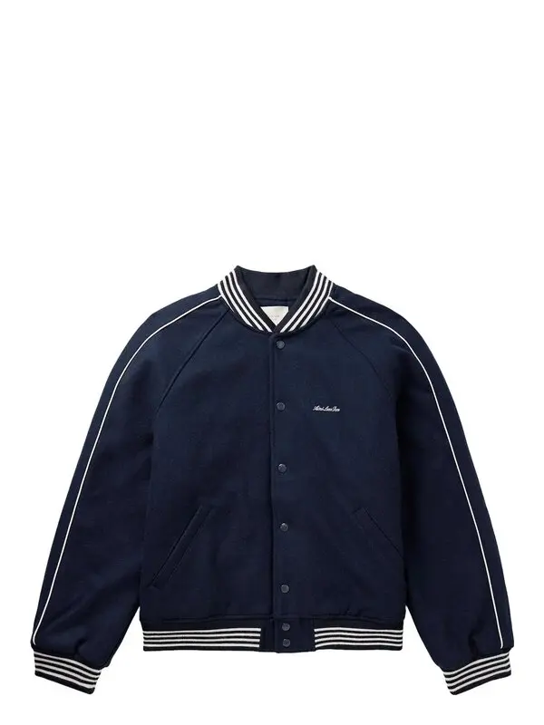Aimé Leon Dore Wool Varsity Jacket - Blue
