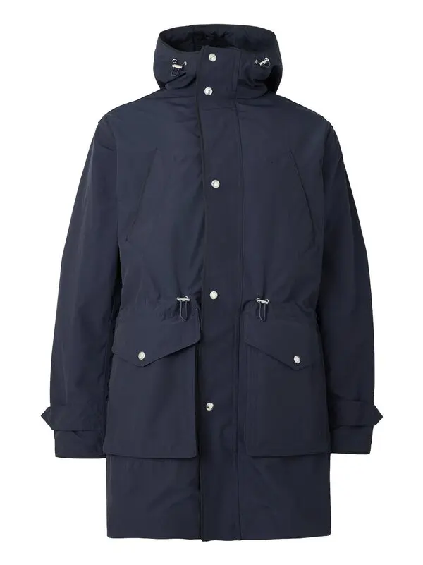 Mr P. Shell Hooded Parka - Blue