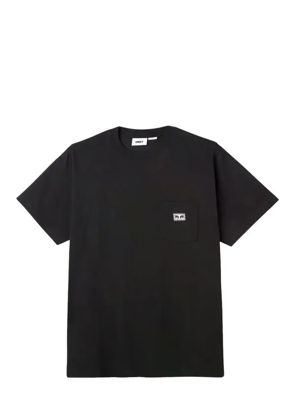 Obey Eyes Pocket T-shirt - Black