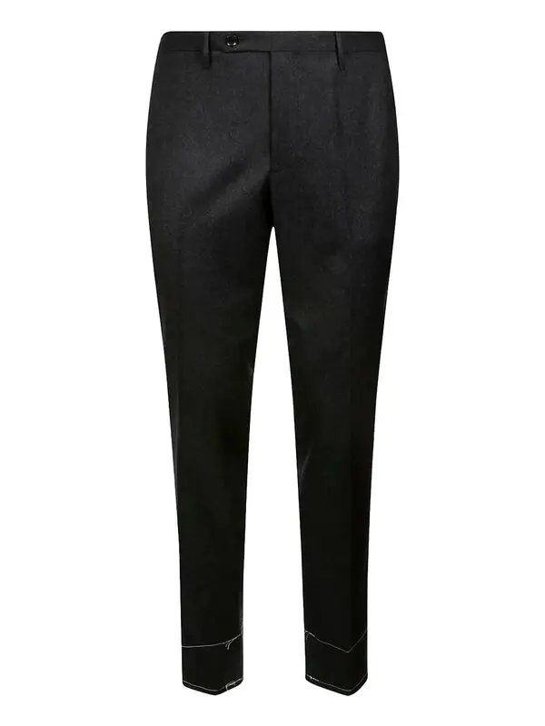 ROTA Wool Straight-leg Trousers - Grey