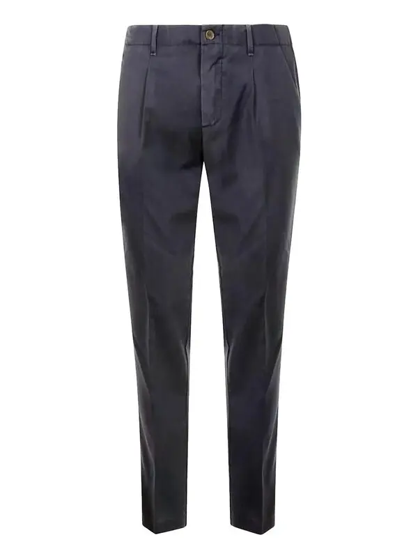 MYTHS Pleated Wool Pants - Blue