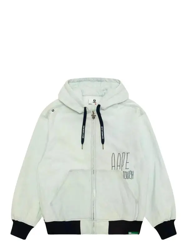 AAPE BY *A BATHING APE Hooded Zip Jacket - Blue