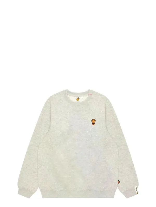 A BATHING APE Graphic-print Crew-neck Sweatshirt - Neutrals