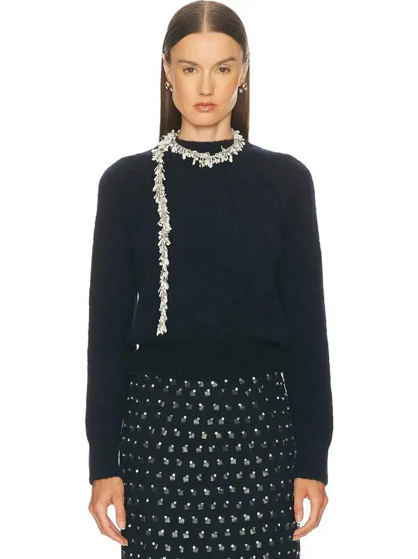 Dries Van Noten Texas Sweater - Navy