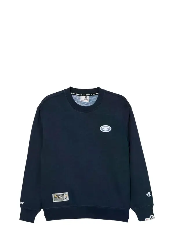 AAPE BY *A BATHING APE® Moonface Sweatshirt - Blue